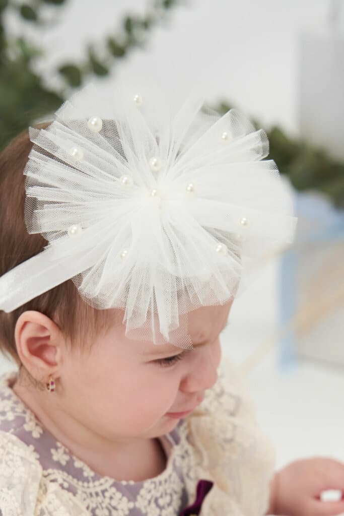 Bentiță cu pampon pentru fetițe | Andreeatex Original